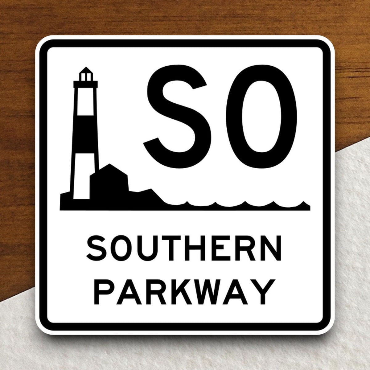 Stickly Southern Parkway Road Sign Stickers, Traffic Sticker, Road Sign ...