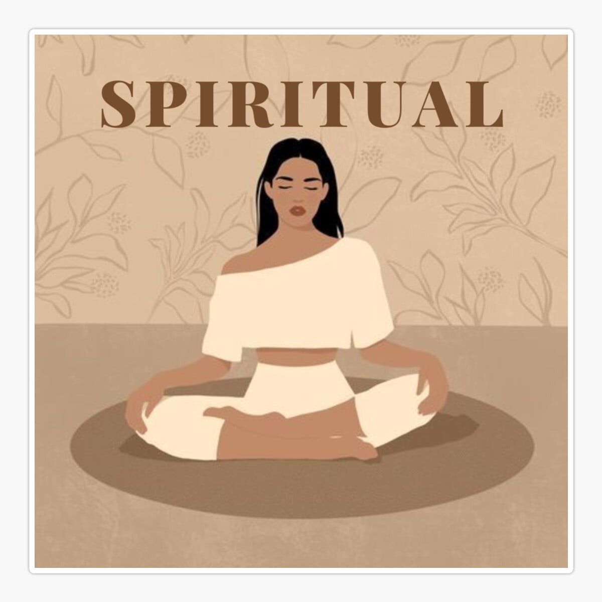 Stickly Spiritual Sticker, Phone Decal Water Bottle Stickers Car Decals ...