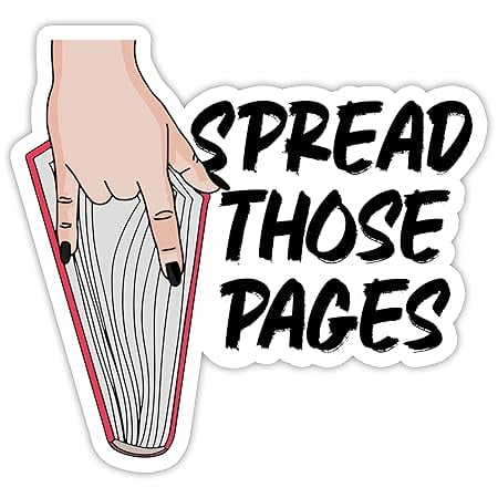 Stickly Spread Those Pages Sticker Hand Sticker Smut Reader Book ...