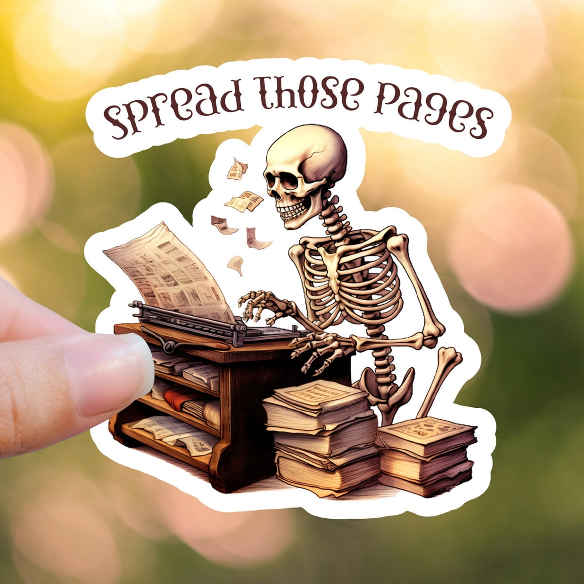 Stickly Spread Those Pages Sticker, Smutty Stickers For Kindle, Booktok ...
