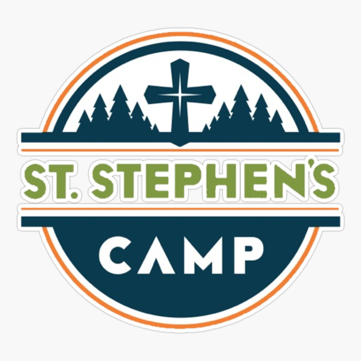 Stickly St. Stephen'S Summer Camp Sticker, Phone Decal Water Bottle ...
