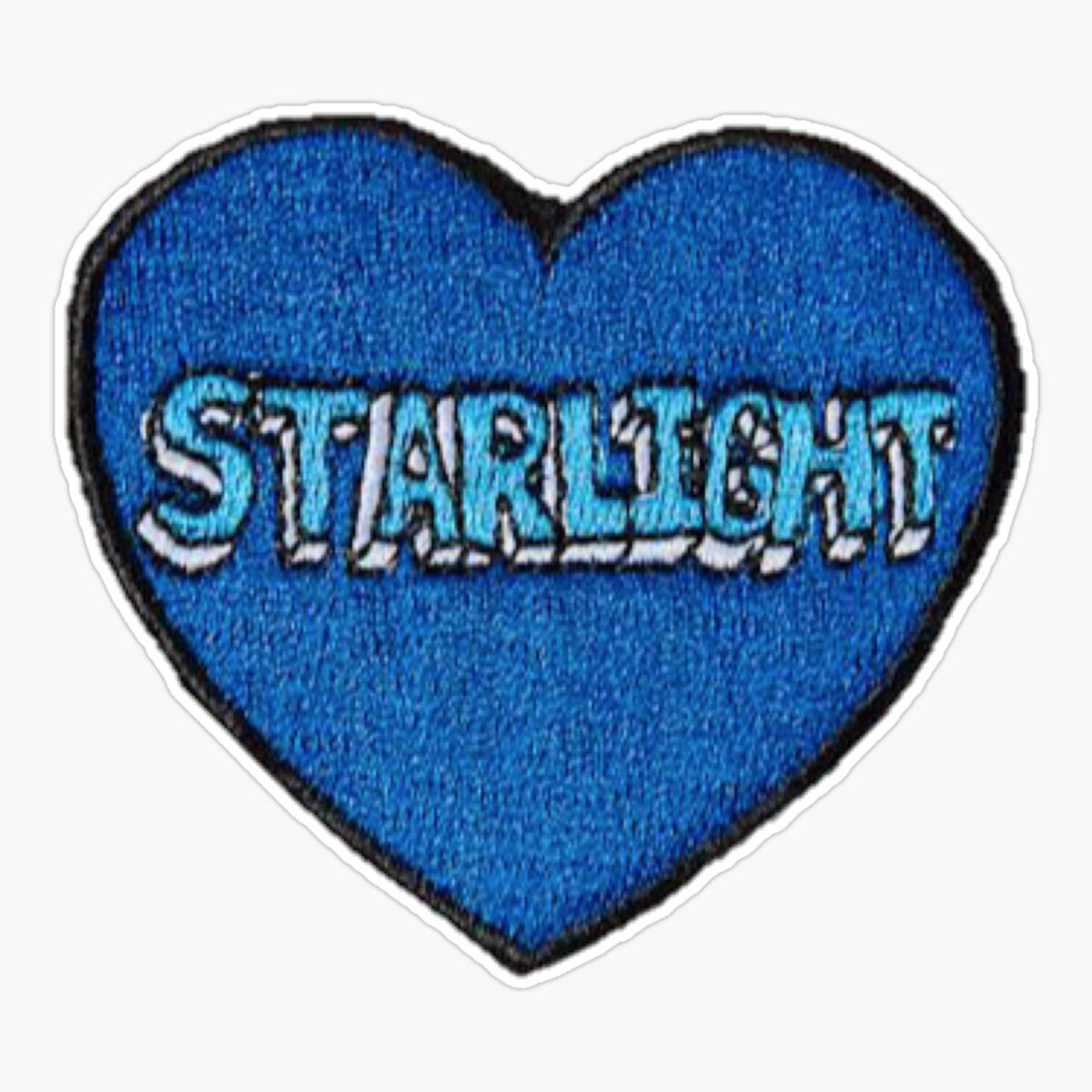 Stickly Starlight Heart Sticker, Phone Decal Water Bottle Stickers Car ...