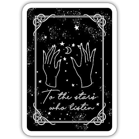 Stickly to The Stars Who Listen Sticker ACOTAR Stickers Feyre & Rhysand ...