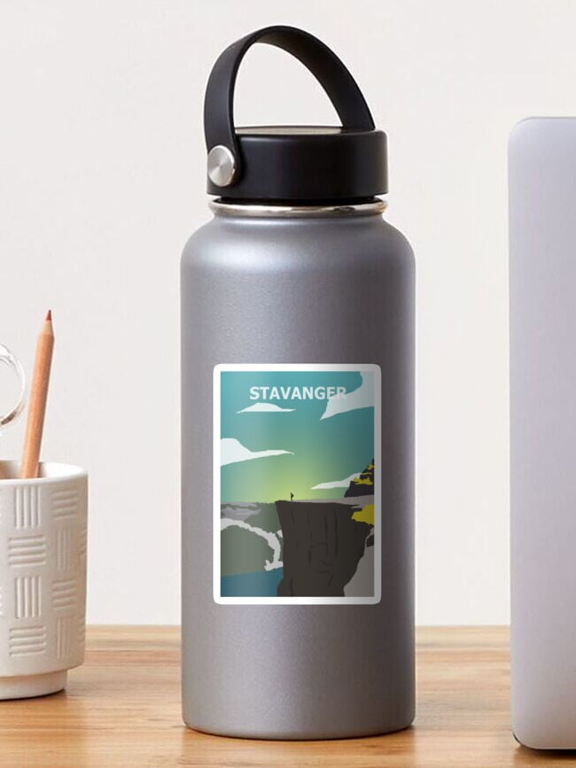Stickly Stavanger Sticker, Phone Decal Water Bottle Stickers Car Decals ...