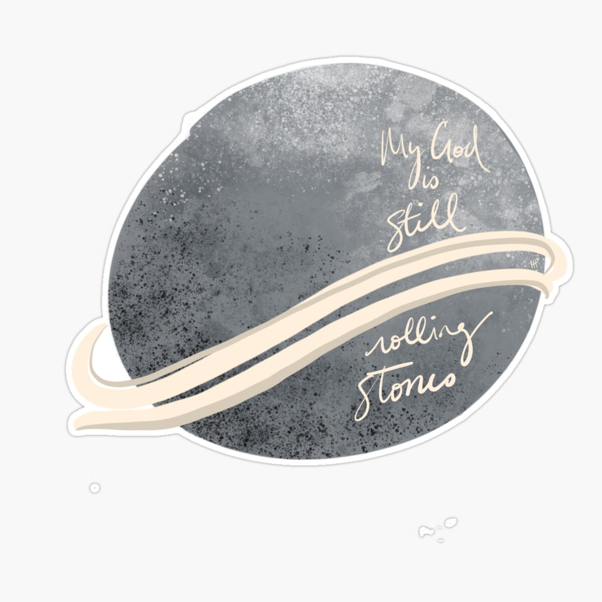 Stickly Still Rolling Stones, Lauren Daigle Sticker, Phone Decal Water ...