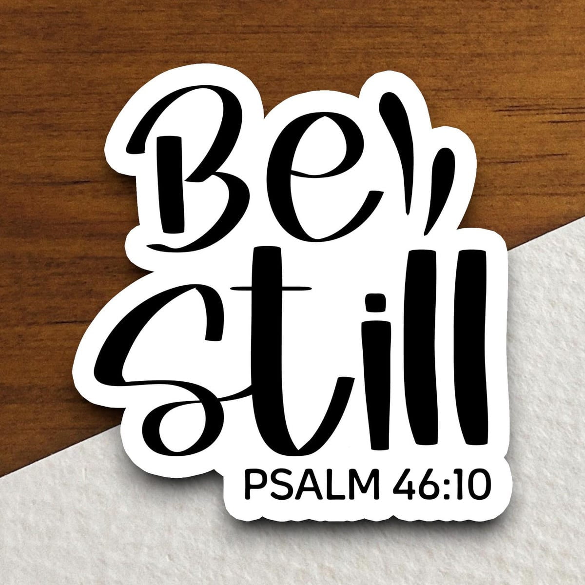 Stickly Be Still Sticker, Religious Sticker, Faith Sticker, Worship ...
