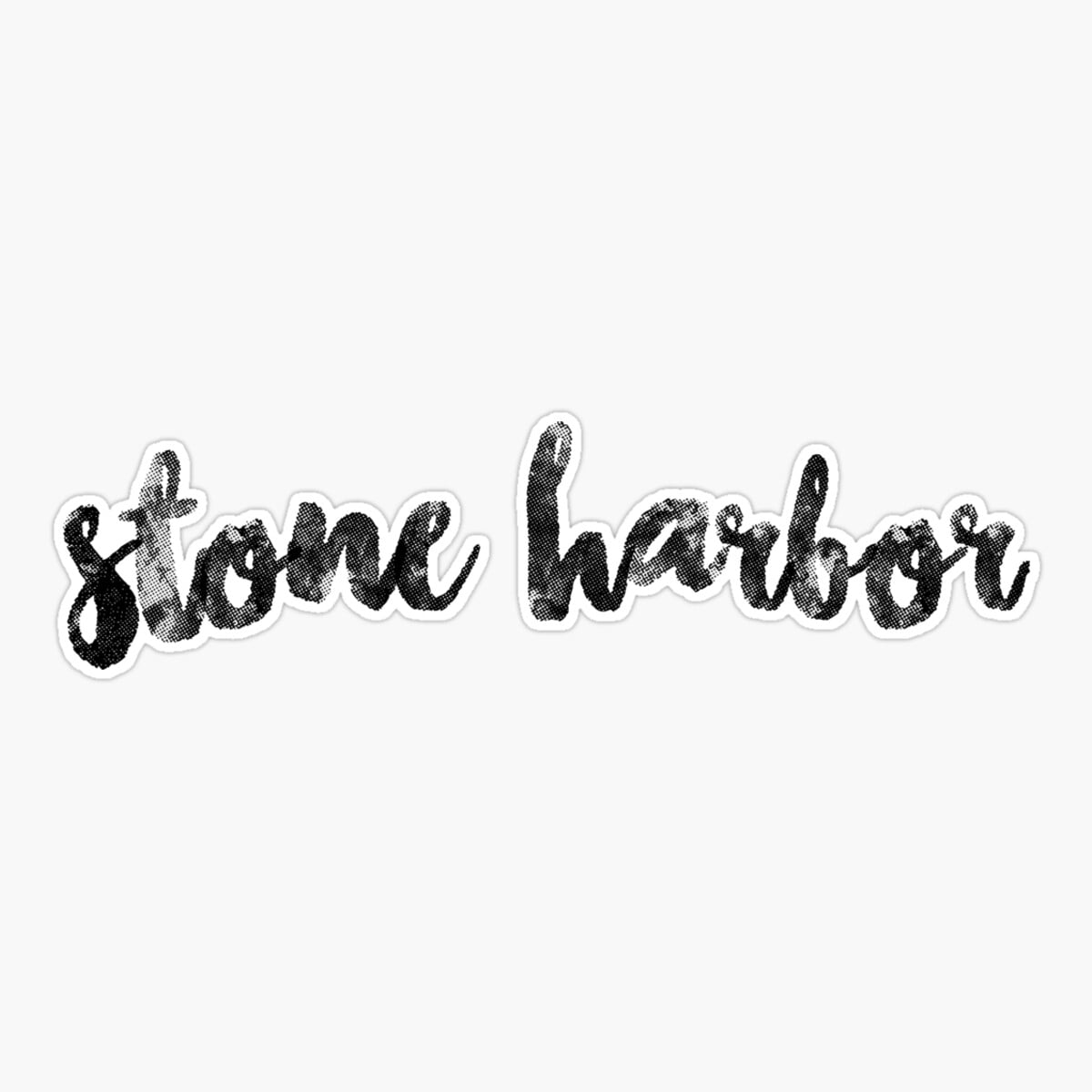 Stickly Stone Harbor Sticker, Phone Decal Water Bottle Stickers Car ...