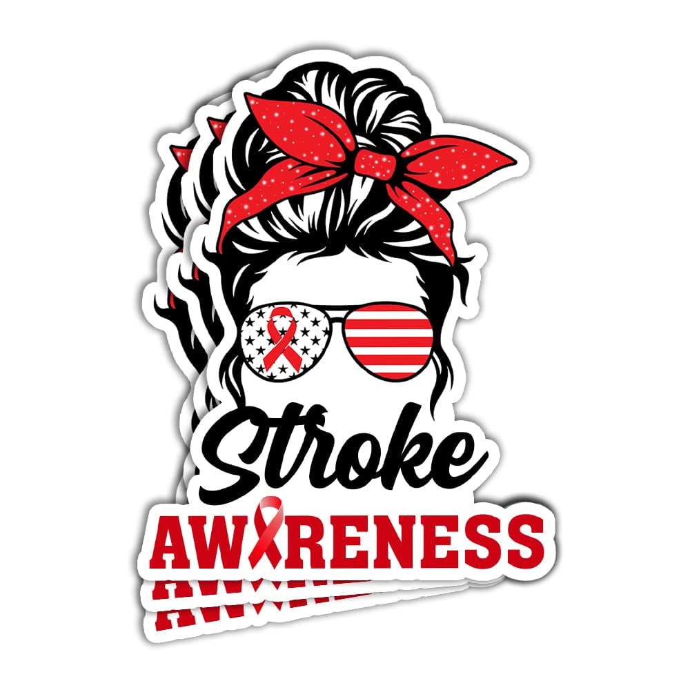 Stickly Stroke Awareness Stickers Stroke Survivor Stickers Awareness ...