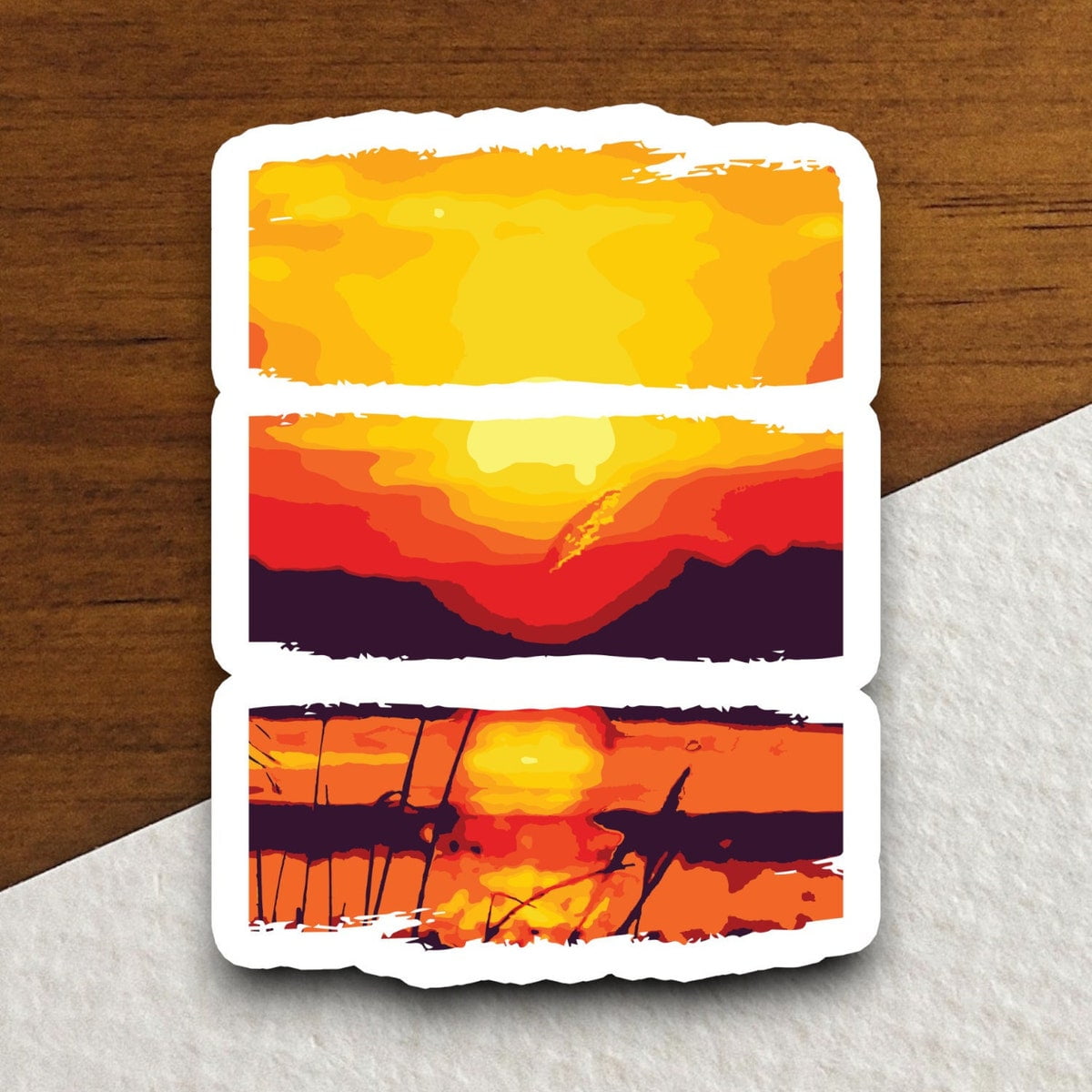 Stickly Sunscene Sticker, Vacation Sticker, Travel Sticker, Room Decor ...