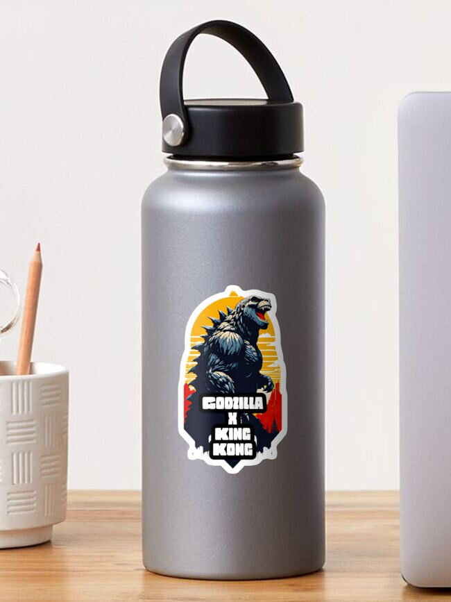 Stickly Sunset Godzilla X Kong Sticker, Phone Decal Water Bottle ...