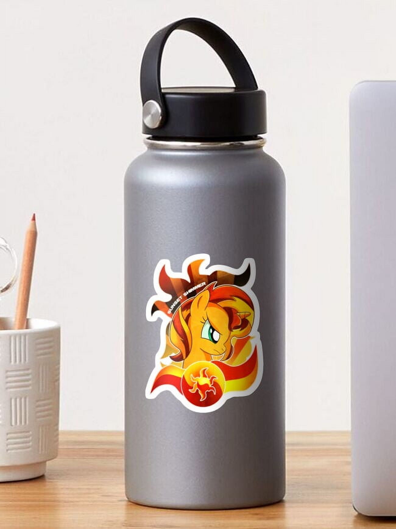 Stickly Sunset Shimmer Sticker, Phone Decal Water Bottle Stickers Car ...