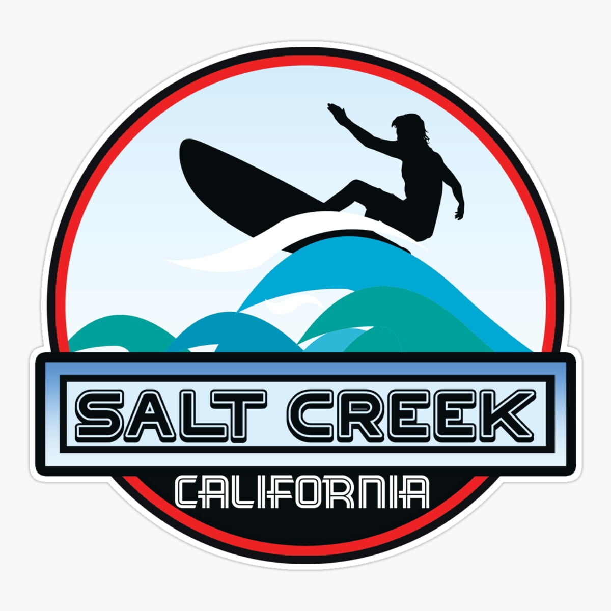 Stickly Surfing Salt Creek Dana Point California Sursurfer Surfboard ...