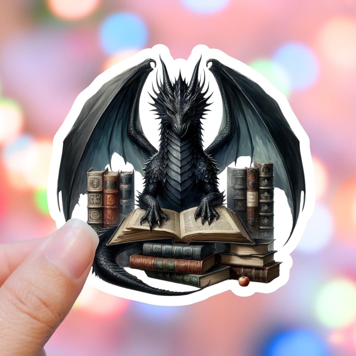 Stickly Tairn Dragon Sticker, Dragon Rider Kindle Decal, Fourth Wing ...