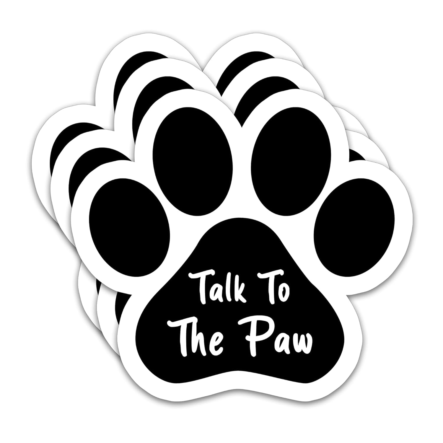Stickly Talk to The Paw Sticker Dog Paw Stickers Paw Print Stickers ...