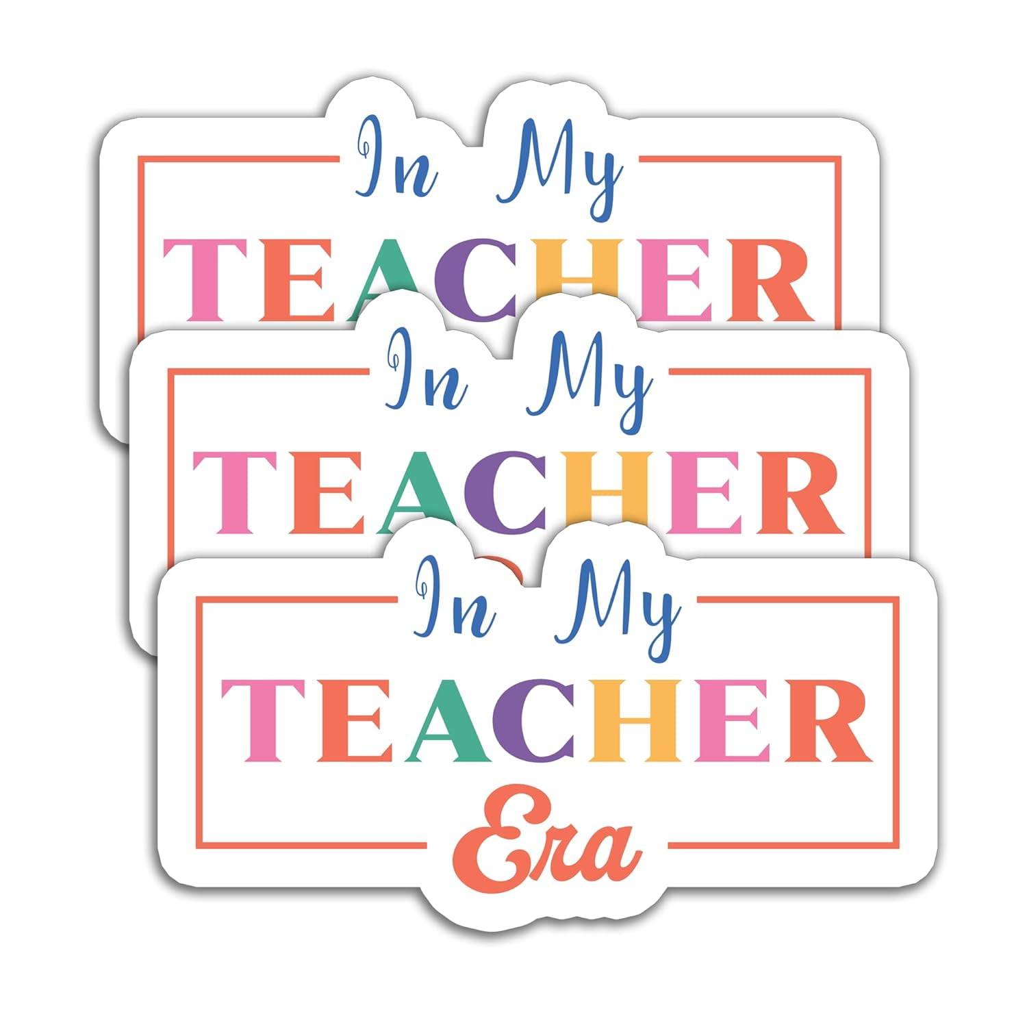 Stickly in My Teacher Era Sticker, Funny Teaching Sticker, Teacher ...