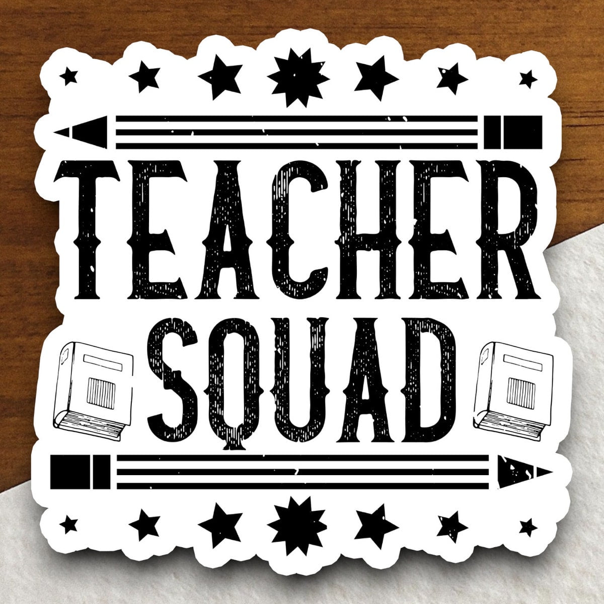 Stickly Teacher Squad Sticker, Teacher Sticker, Education Sticker ...