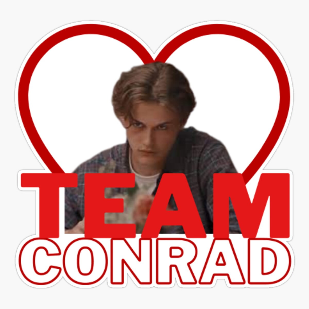 Stickly Team Conrad Fisher Sticker, Phone Decal Water Bottle Stickers ...