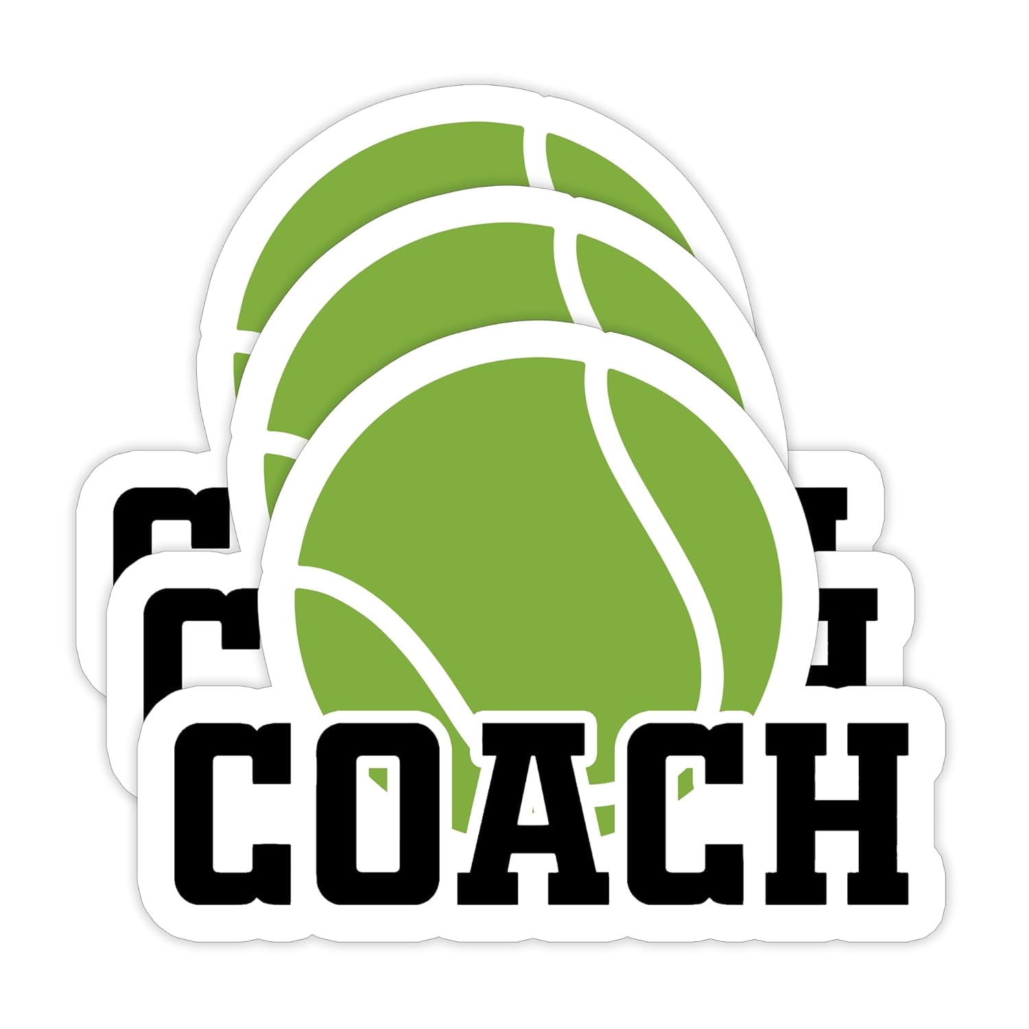 Stickly Tennis Coach Sticker, Tennis Stickers Decals, Tennis Sport ...