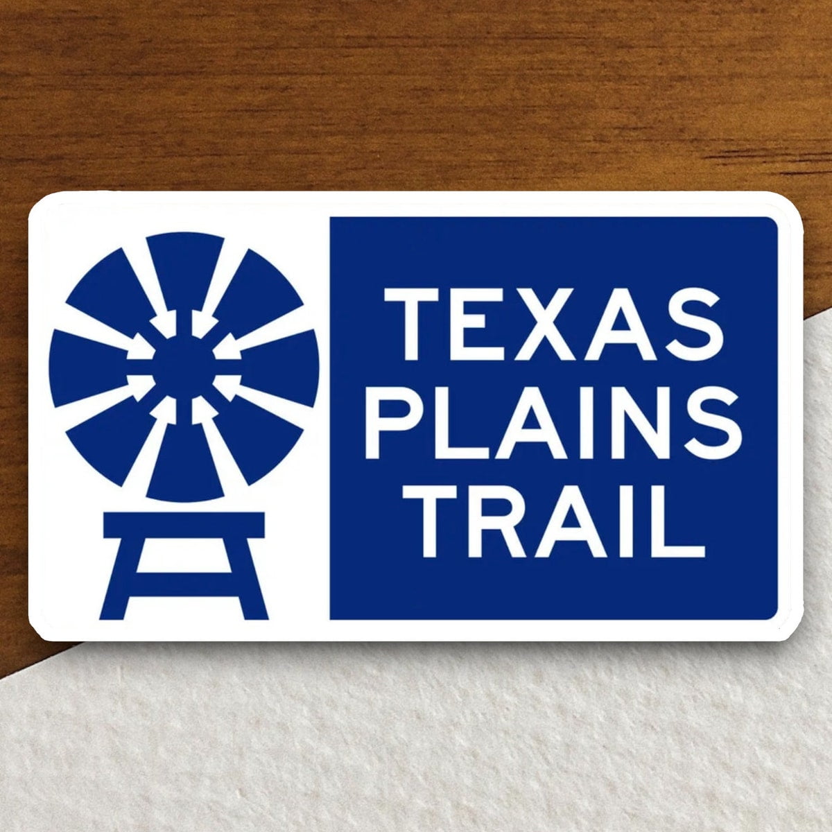 Stickly Texas Plains Trail Road Sign Stickers, Traffic Sticker, Road ...