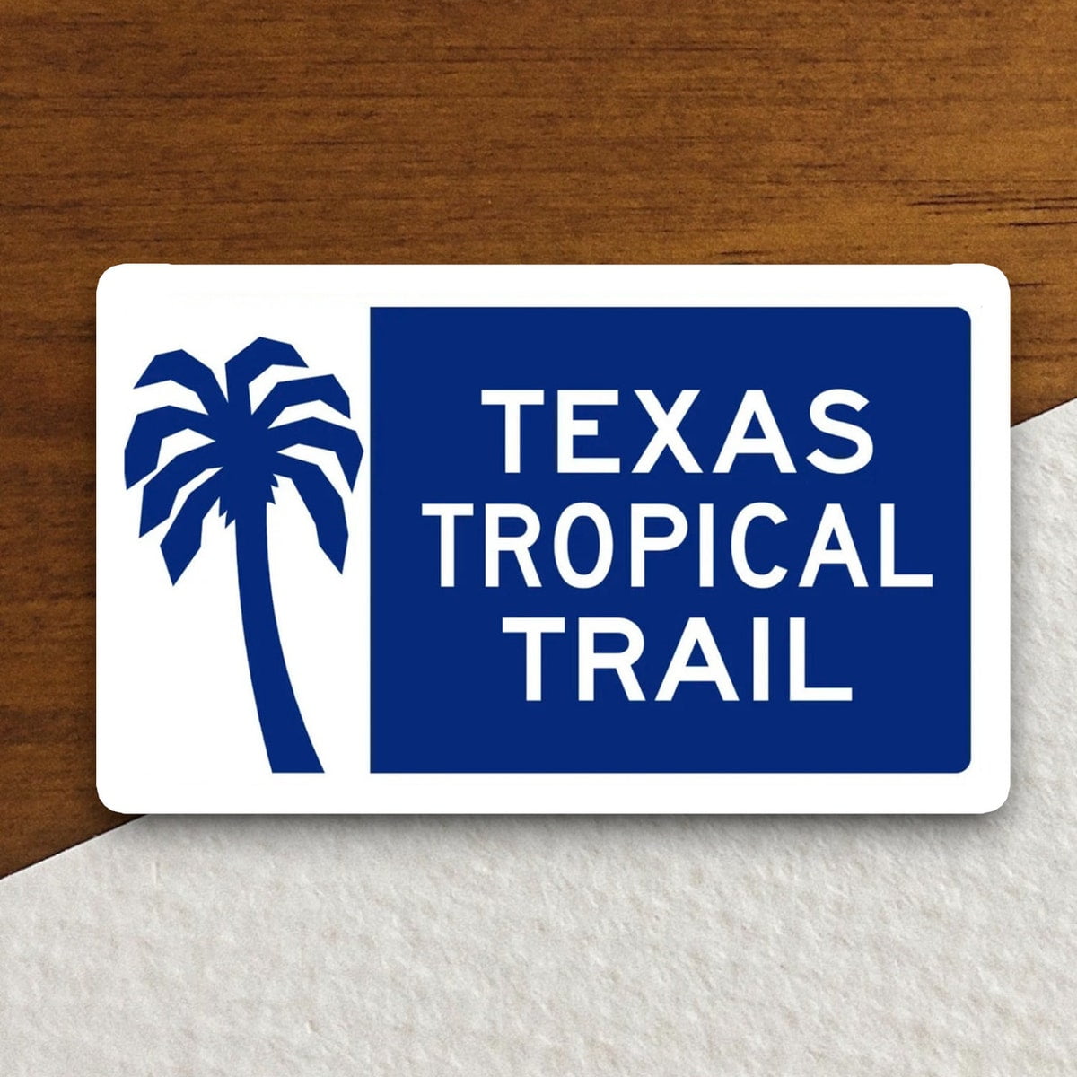 Stickly Texas Tropical Trail Road Sign Stickers, Traffic Sticker, Road ...