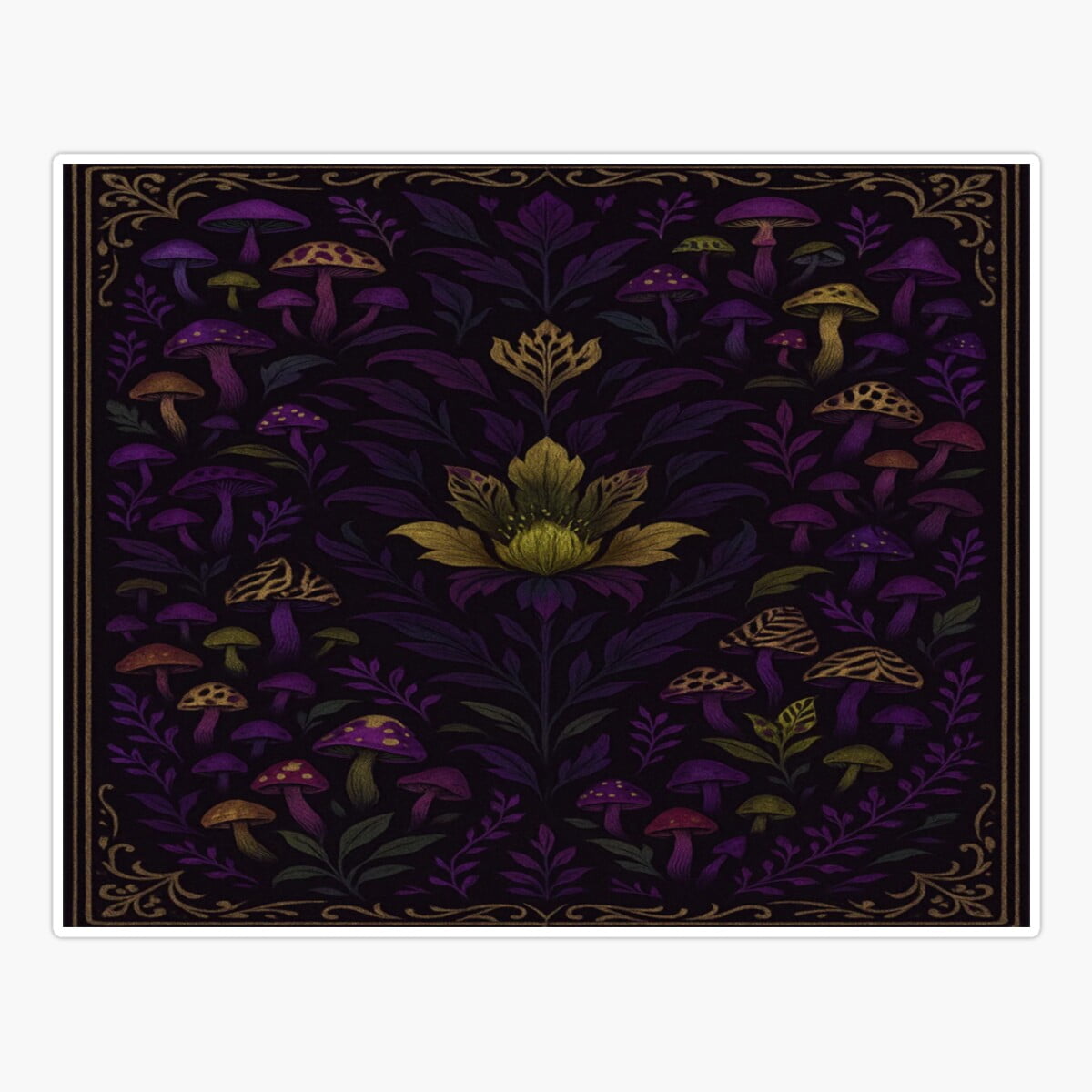 Stickly The Gilded Spore Sticker, Phone Decal Water Bottle Stickers Car ...