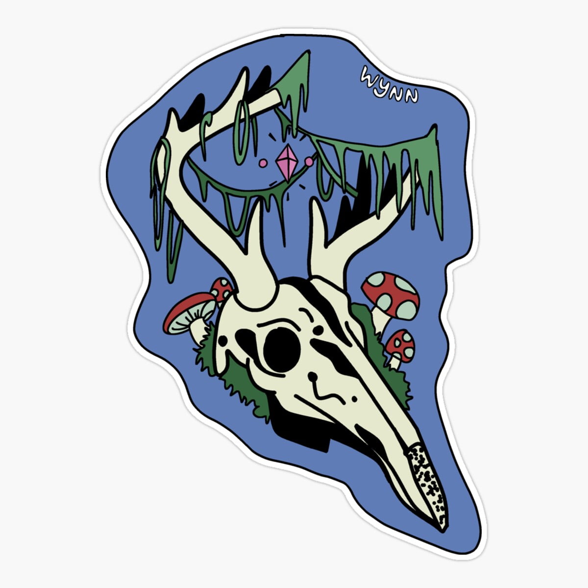 Stickly The Life In Decay Sticker, Phone Decal Water Bottle Stickers ...