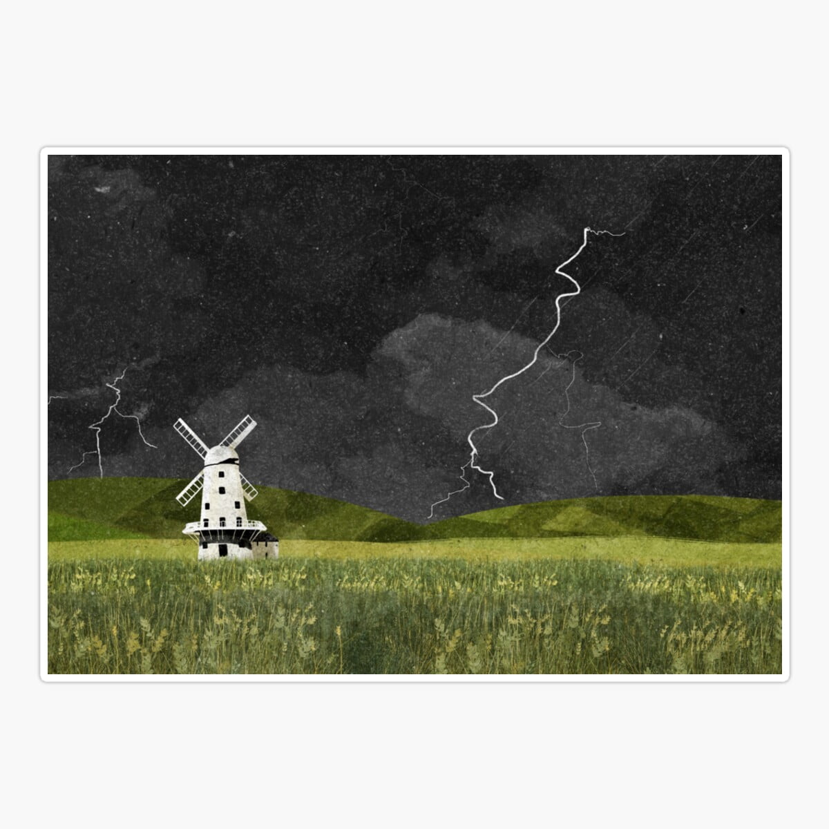 Stickly The Storm Sticker, Phone Decal Water Bottle Stickers Car Decals ...