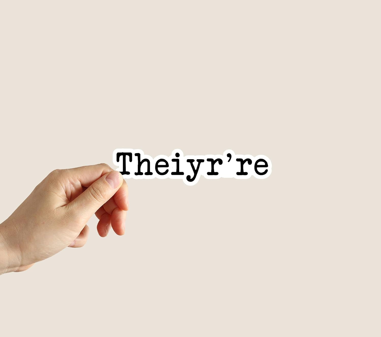 Stickly There Their They're Sticker Funny Sticker Meme Sticker Pun ...