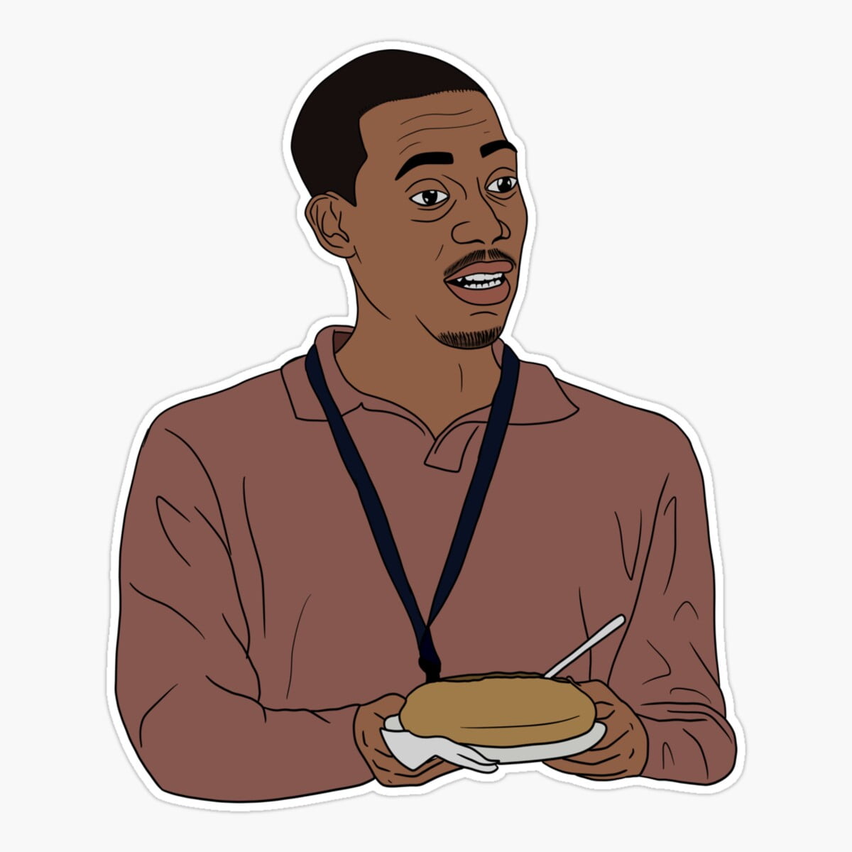 Stickly They Sell Clam Chowder At The Zoo Sticker, Phone Decal Water ...