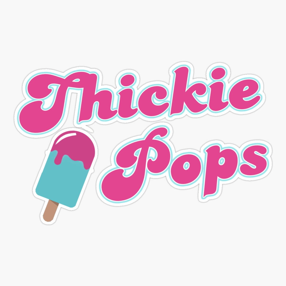 Stickly Thickie Pops - Doja Cat Sticker, Phone Decal Water Bottle ...