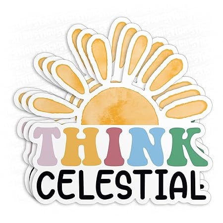 Stickly Think Celestial Prophets Voice Sticker Boho Sunshine Color ...