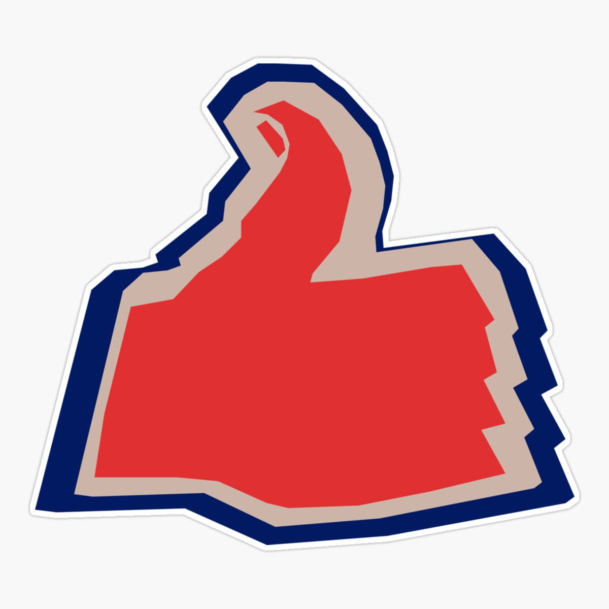 Stickly Thumbs Up Creation Sticker, Phone Decal Water Bottle Stickers ...