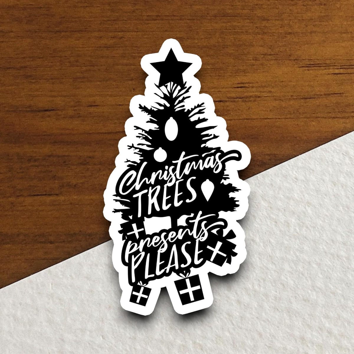 Stickly Trees Presents Please Sticker, Religious Sticker, Faith Sticker ...