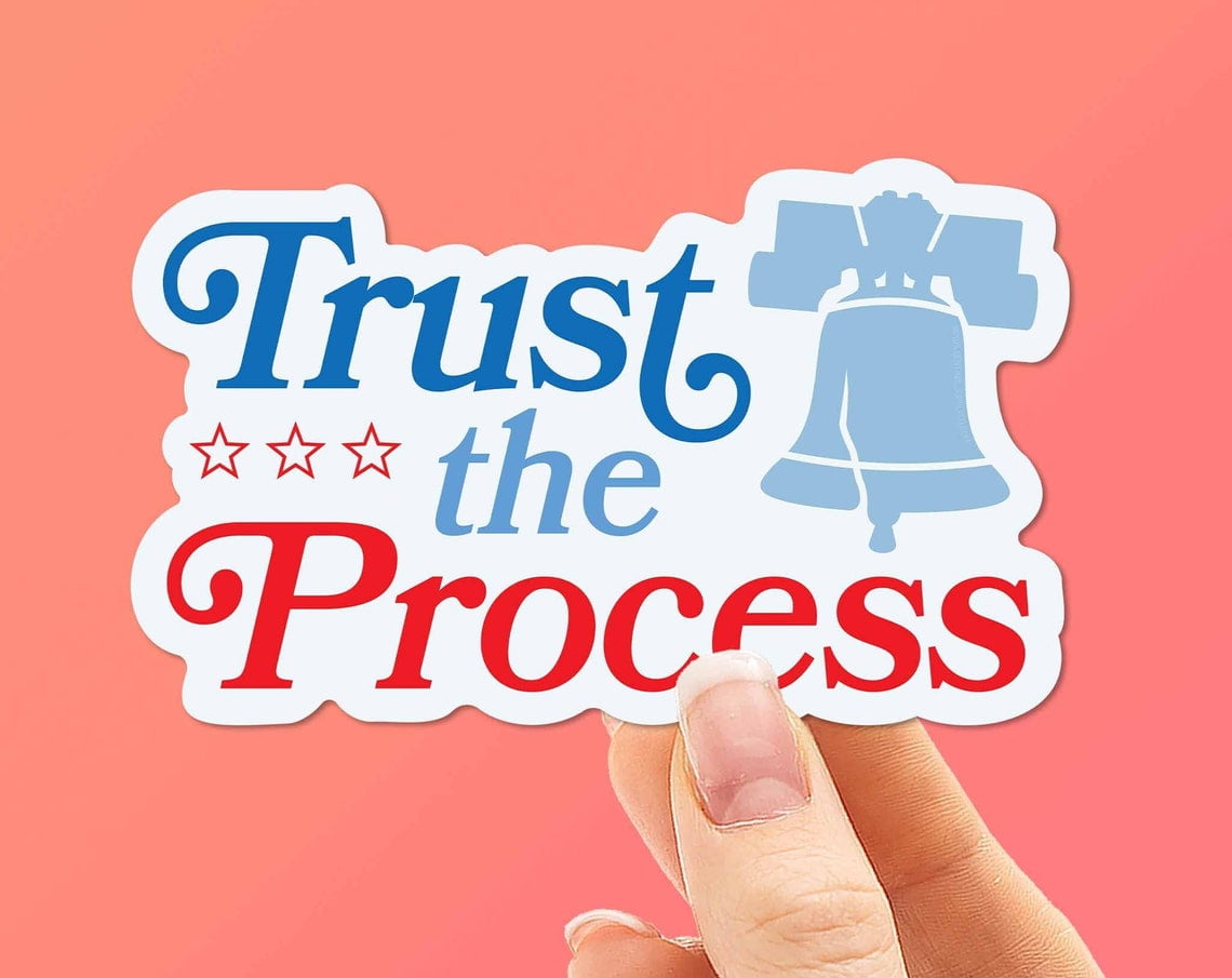 Stickly Trust The Process Philadelphia 76Ers Er For Hydroflask Water ...