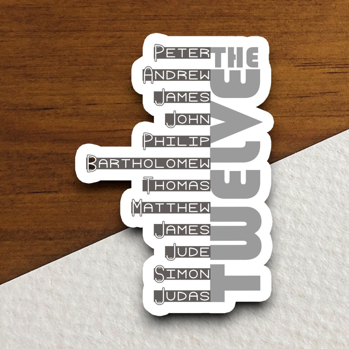 Stickly The Twelve Apostles Sticker, Religious Sticker, Faith Sticker ...