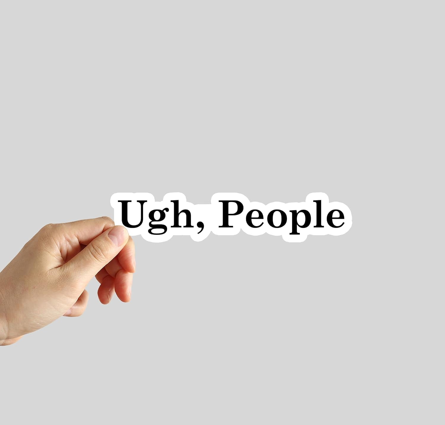 Stickly Ugh People Sticker Ew People Sticker I Hate People Sticker ...