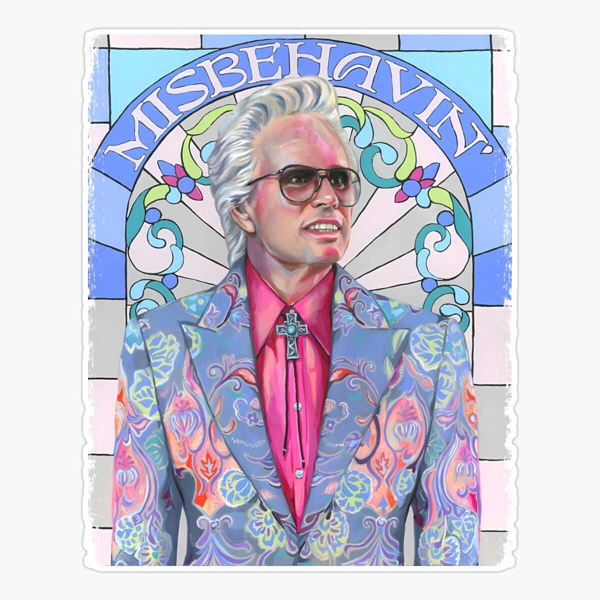 Stickly Uncle Baby Billy The Righteous Gemstones Fan Art Funny Retro ...