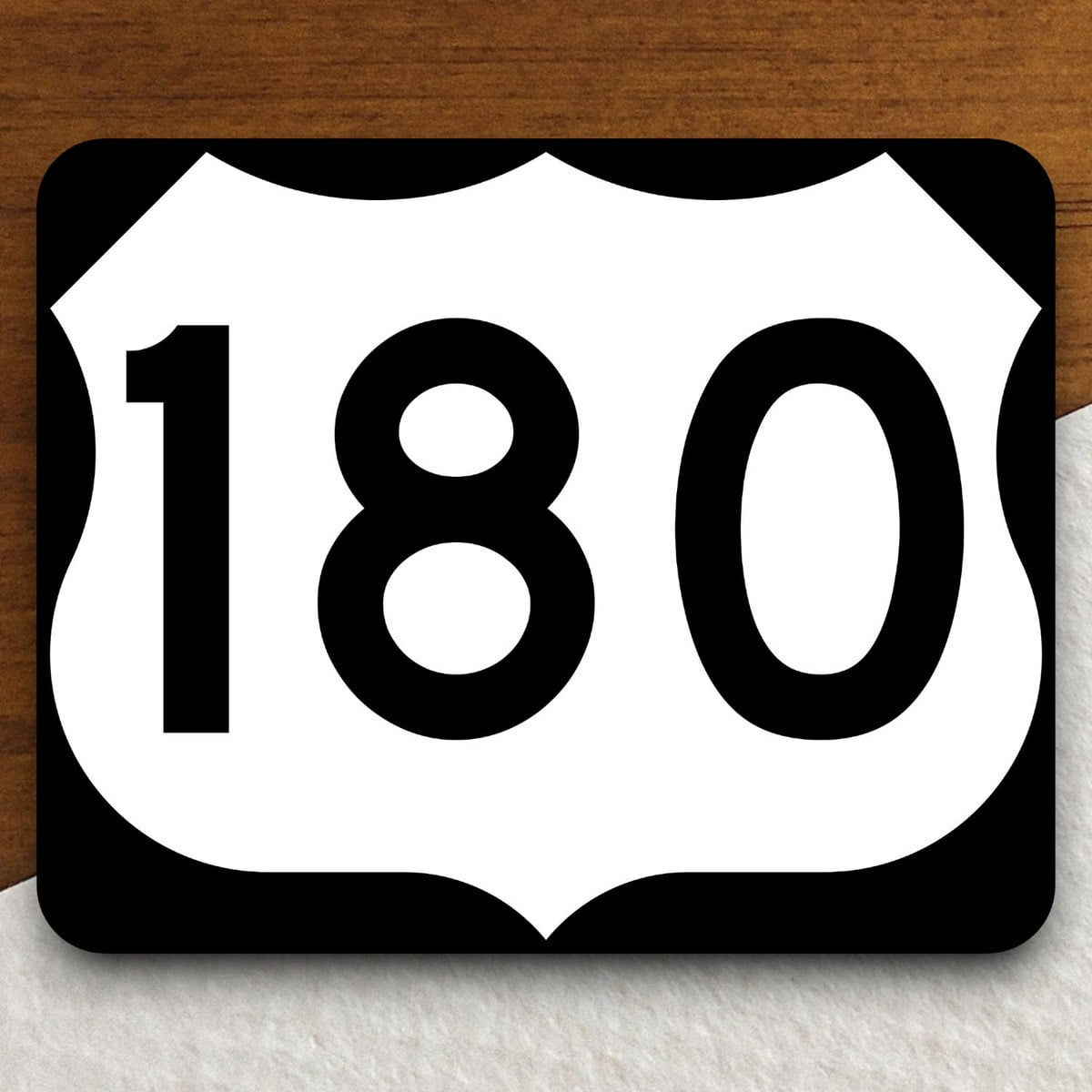 Stickly United States Route 180 Road Sign Sticker, Road Trip Sticker ...