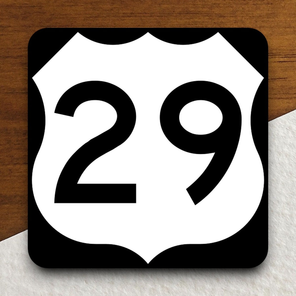 Stickly United States Route 29 Road Sign Sticker, Road Trip Sticker ...