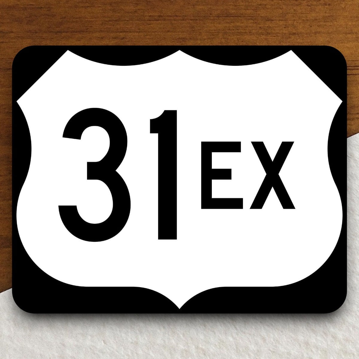 Stickly United States Route 31Ex Road Sign Sticker, Road Trip Sticker ...
