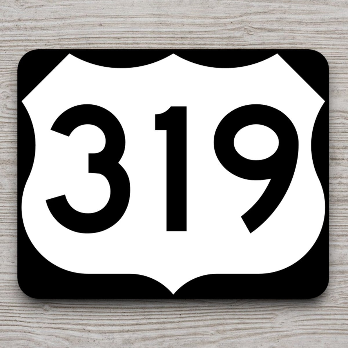 Stickly United States U.S. Route 319 Road Sign Sticker, Road Trip ...