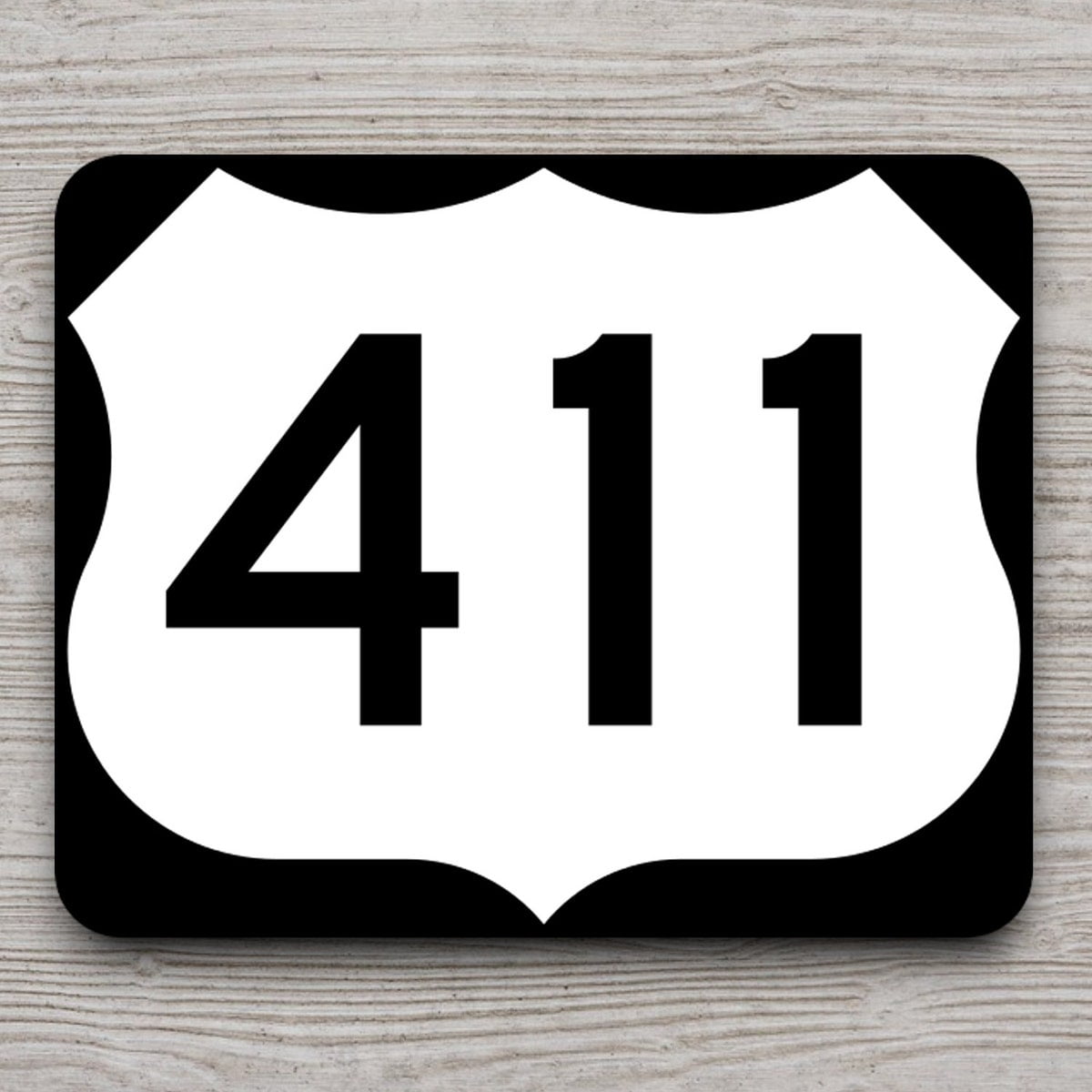 Stickly United States U.S. Route 411 Road Sign Sticker, Road Trip ...