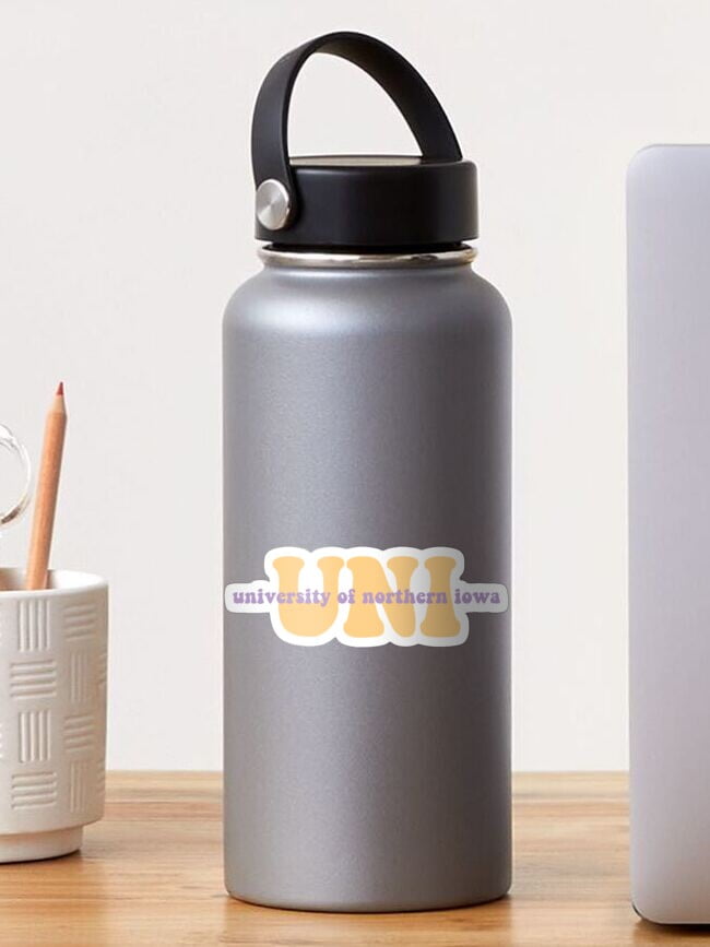 Stickly University Onorthern Iowa Sticker, Phone Decal Water Bottle ...