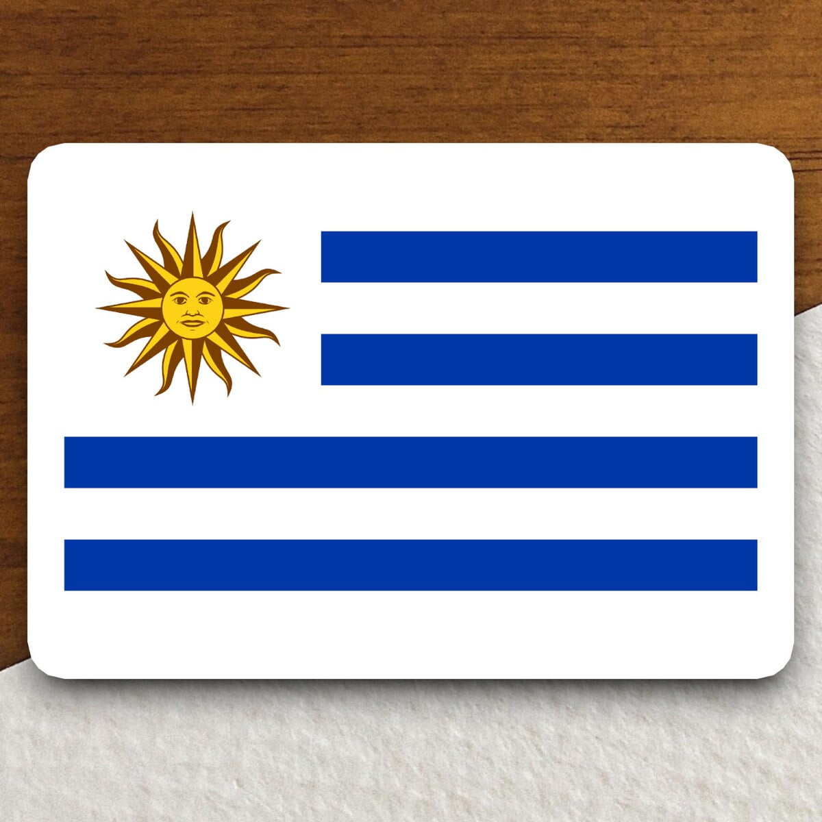 Stickly Uruguay Country Flag Sticker, International Country Sticker ...