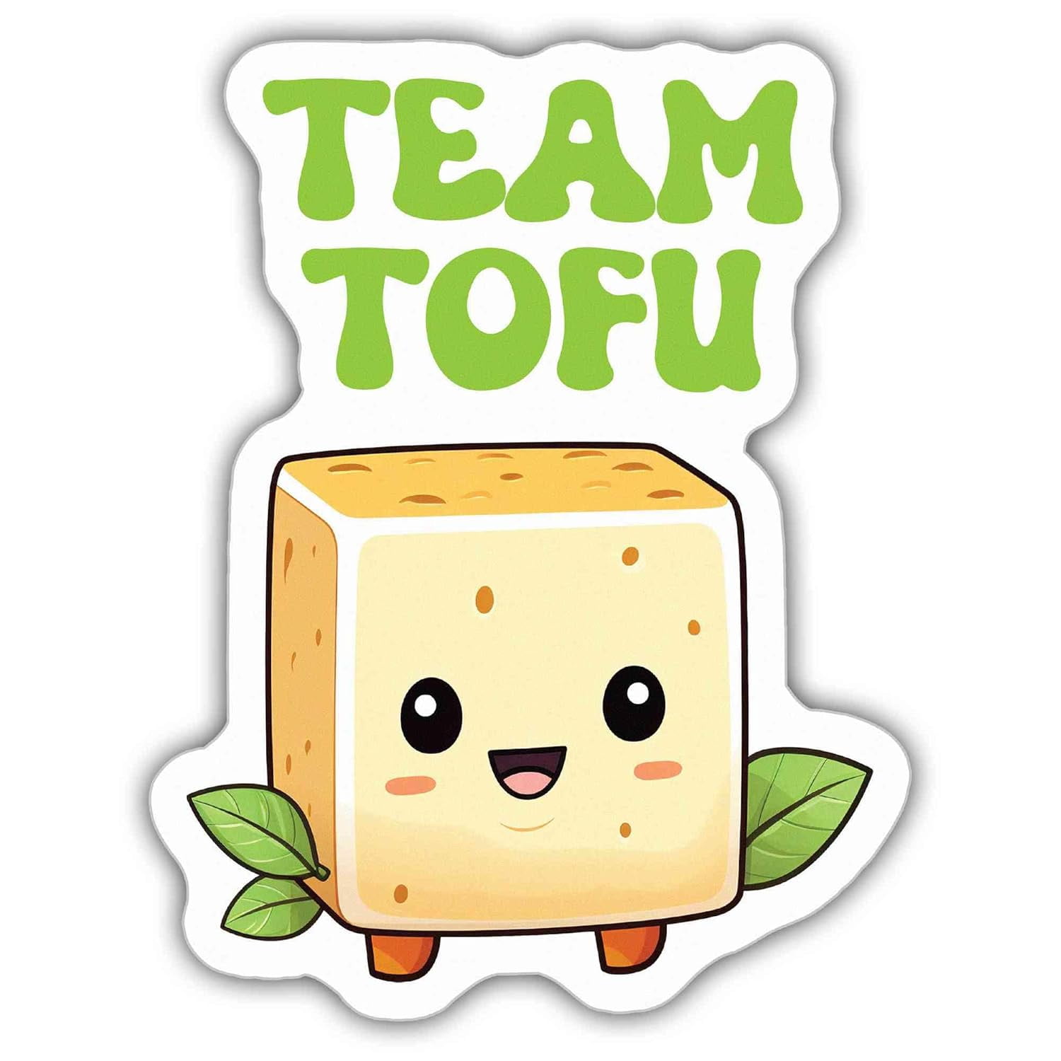 Stickly Vegan Stickers Veganer Decals Team Tofu Vinyl Stickers, Weather ...
