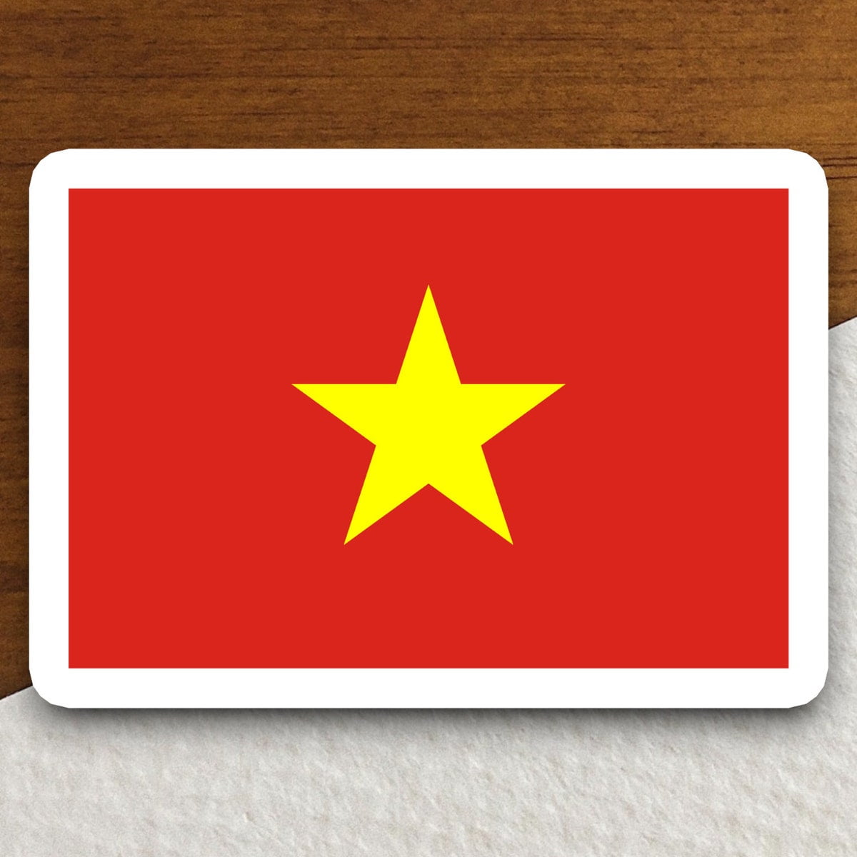 Stickly Vietnam Country Flag Sticker, International Country Sticker ...