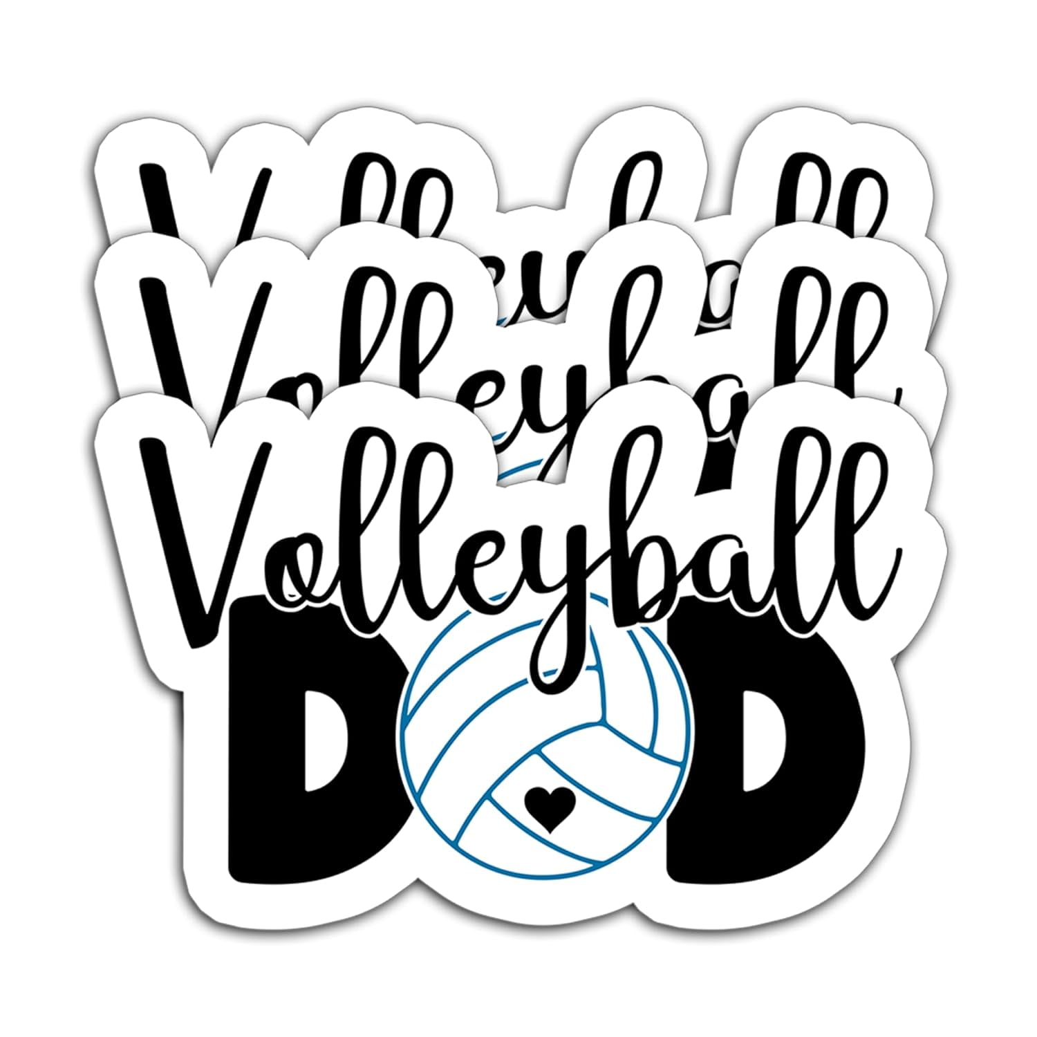 Stickly Volleyball Dad Sticker Volleyball Sticker Volleyball Lover ...