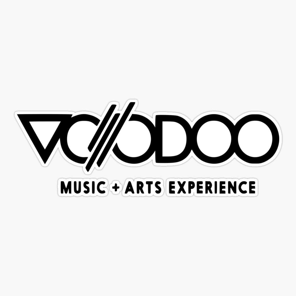 Stickly Voodoo Music + Art Experience Sticker, Phone Decal Water Bottle ...