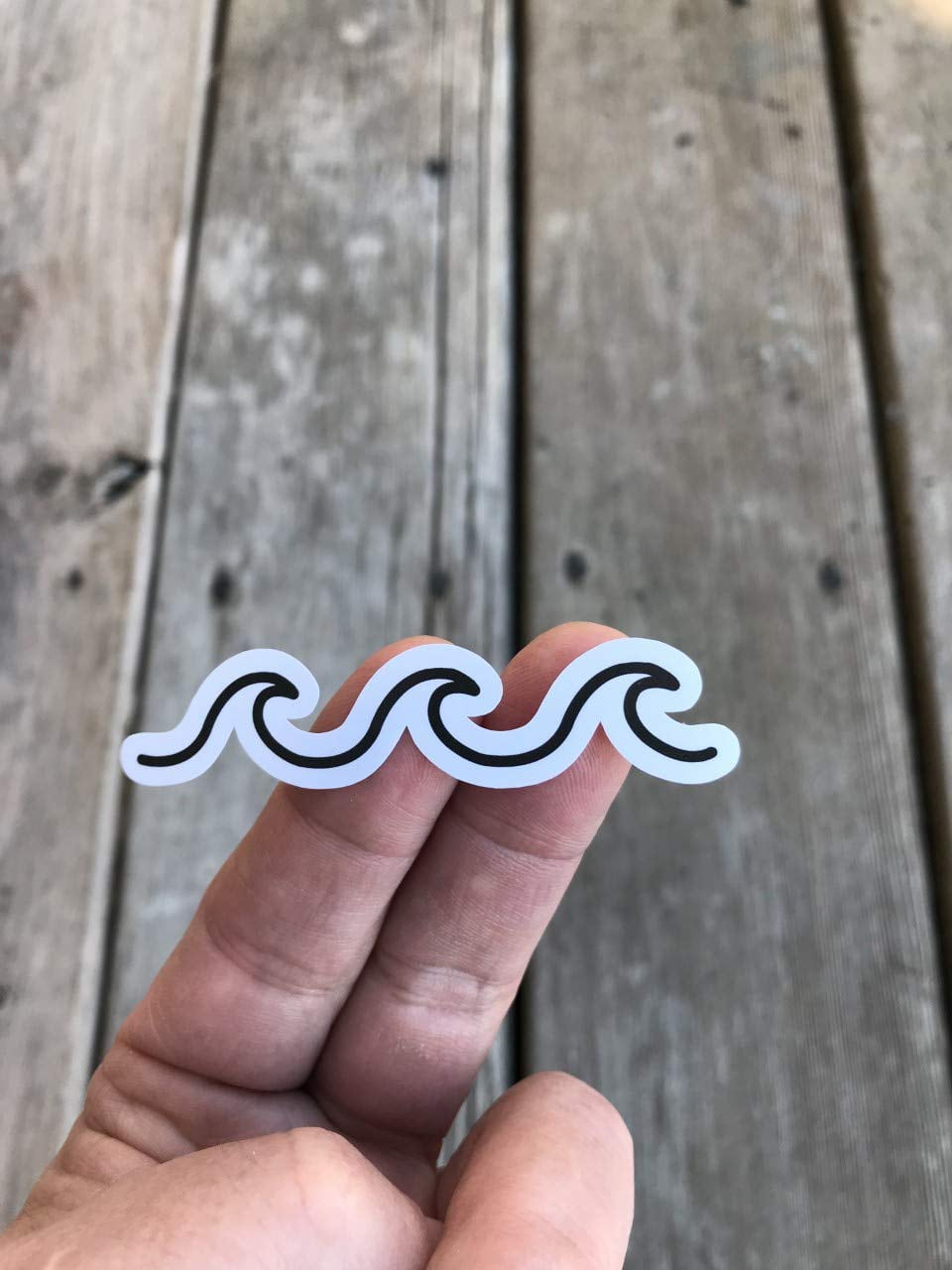 Stickly Waves Sticker, Laptop Sticker, Water Bottle Sticker, Phone ...