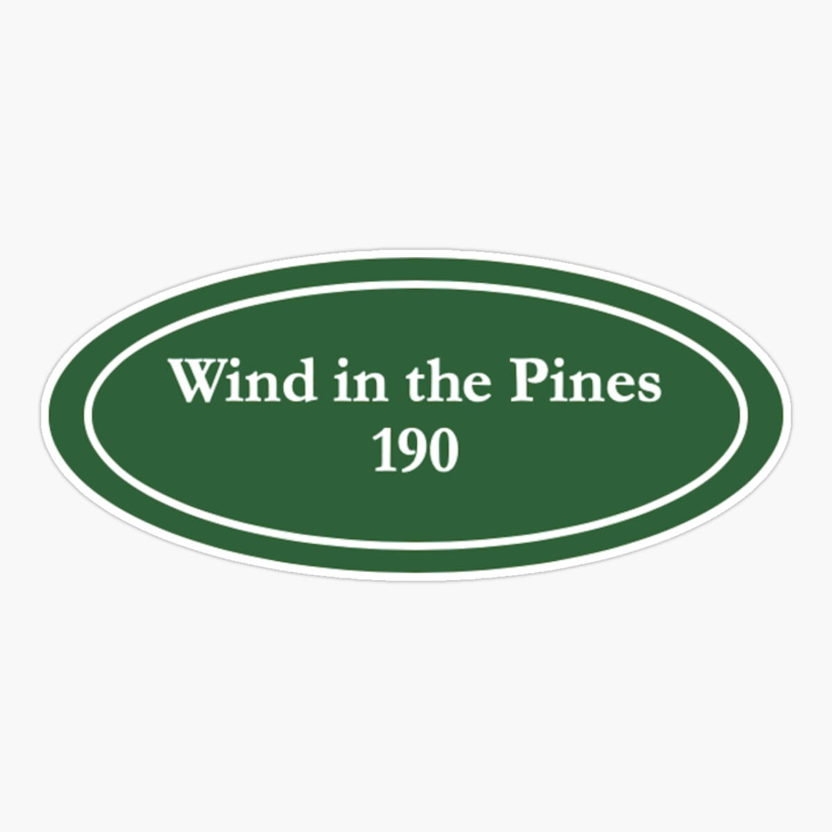 Stickly Wind In The Pines Sticker, Phone Decal Water Bottle Stickers ...